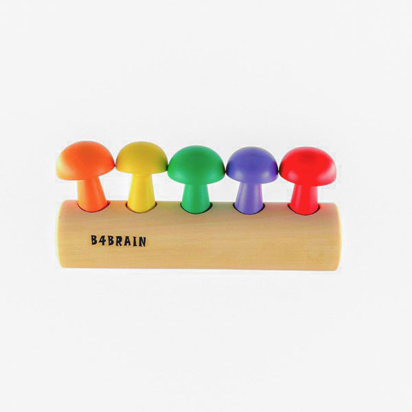 Mushroom Peg board for babies | Development Toys For Babies – B4brain