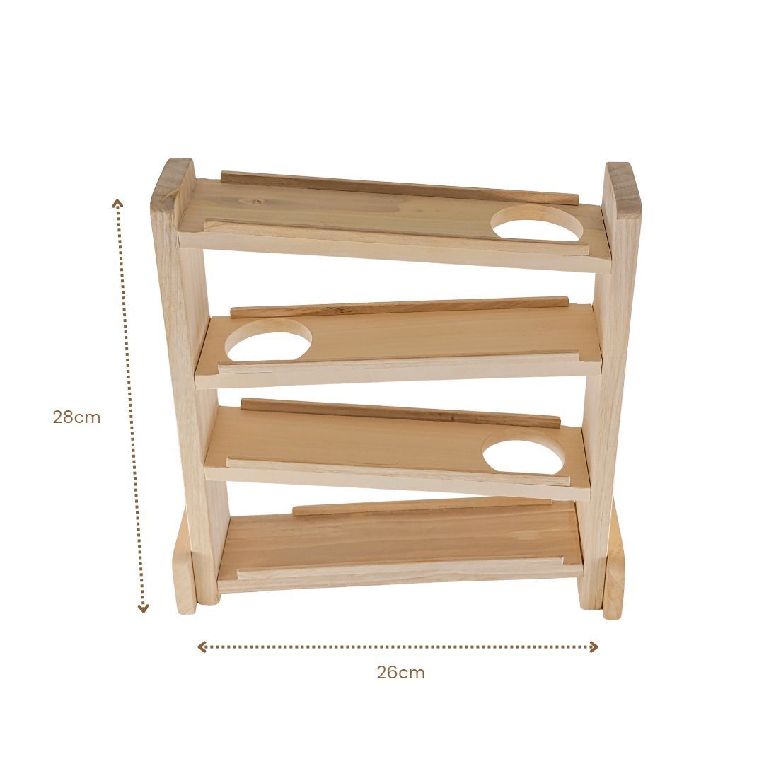 Wooden Ball tracker For babies | Learning Toys For 6 Month Old – B4brain