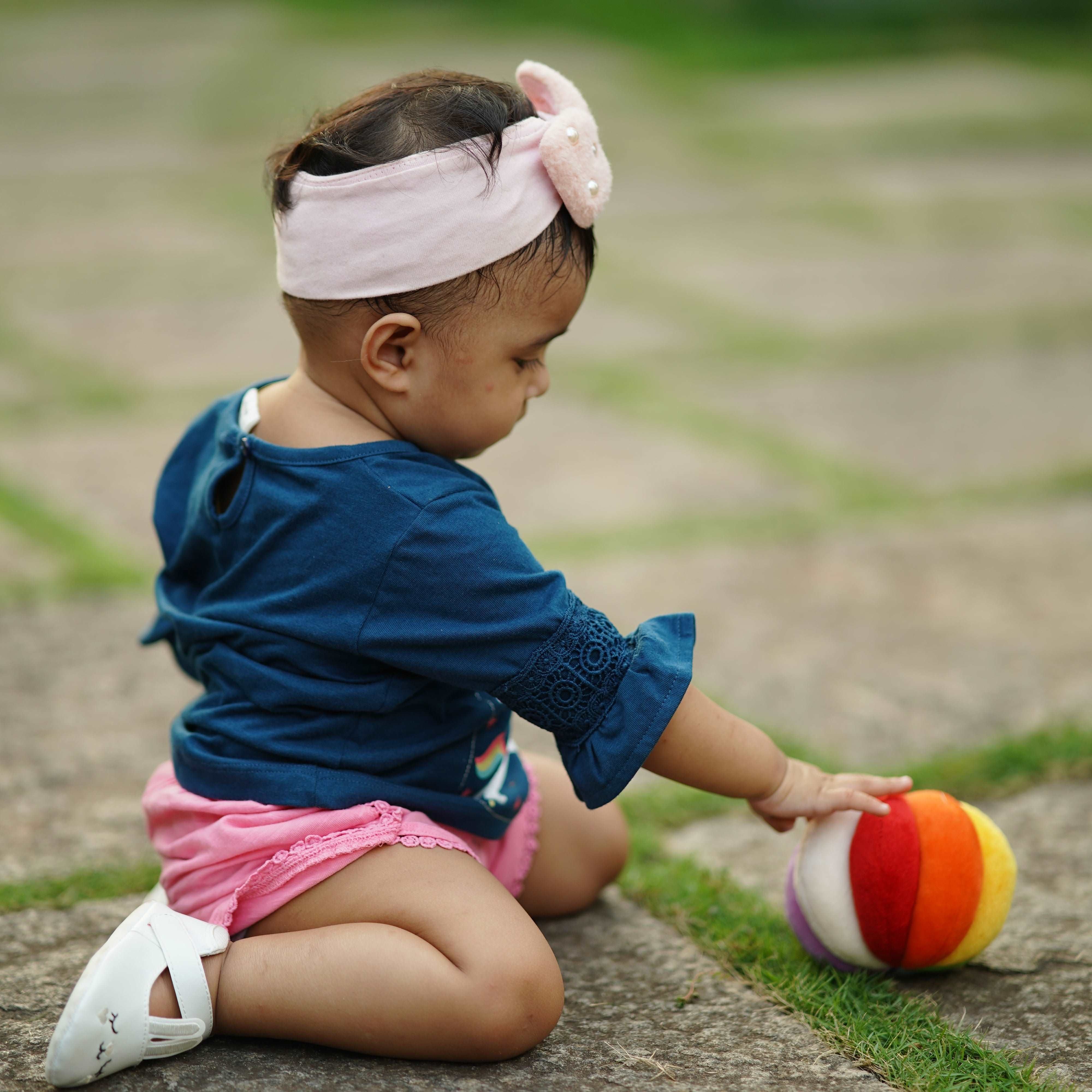 Rainbow Soft Ball For Babies | Montessori Toys For 18 Month Old – B4brain